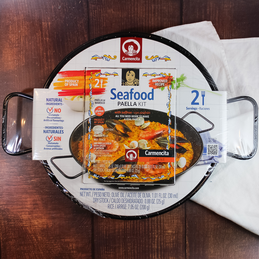 Seafood Paella Kit with Pan 255 g – The Spanish Store